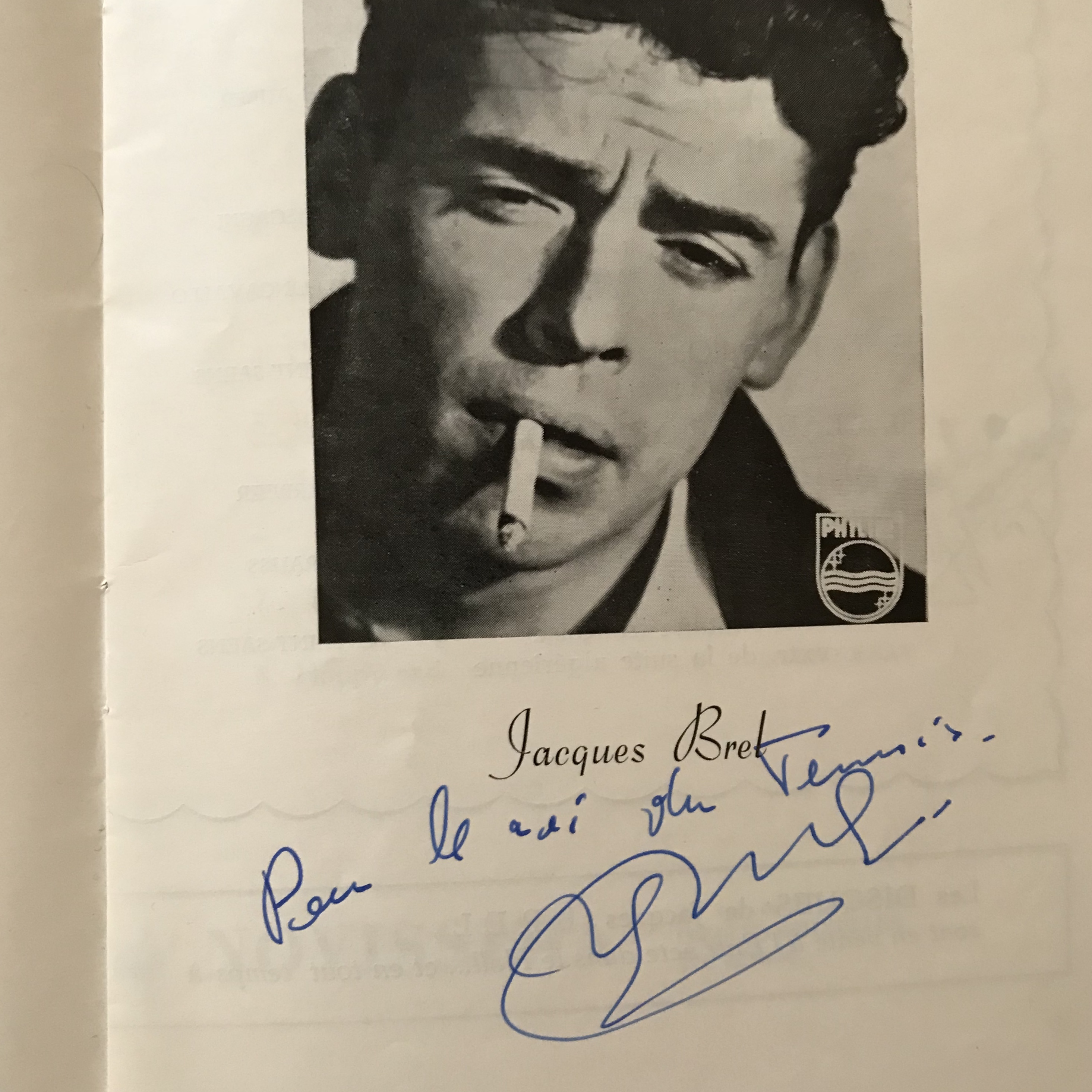 How To Spot A Real Jacques Brel Autograph – Collecting Brel